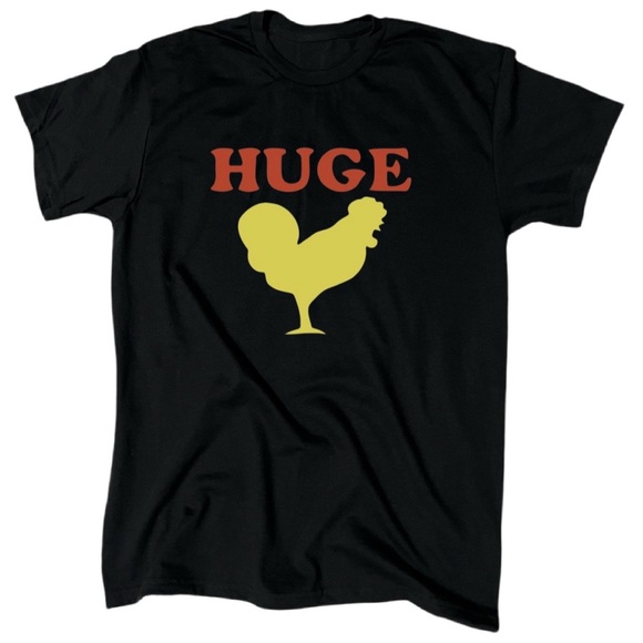 Gildan | Shirts | Huge Rooster Mens Funny Offensive Tshirt Cotton Gift ...